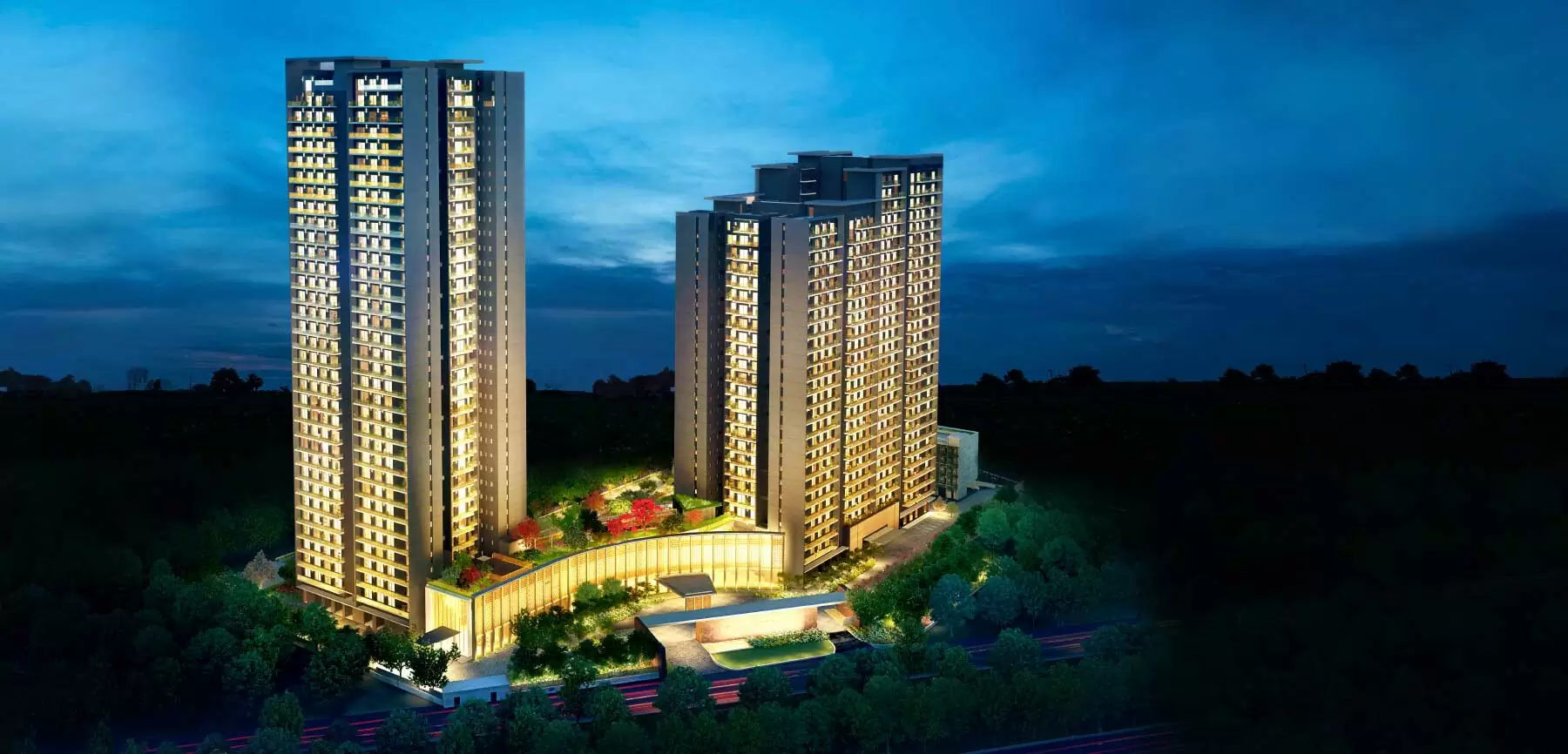 Krisumi Waterfall Residences Luxury Projects Sector 36A Gurgaon